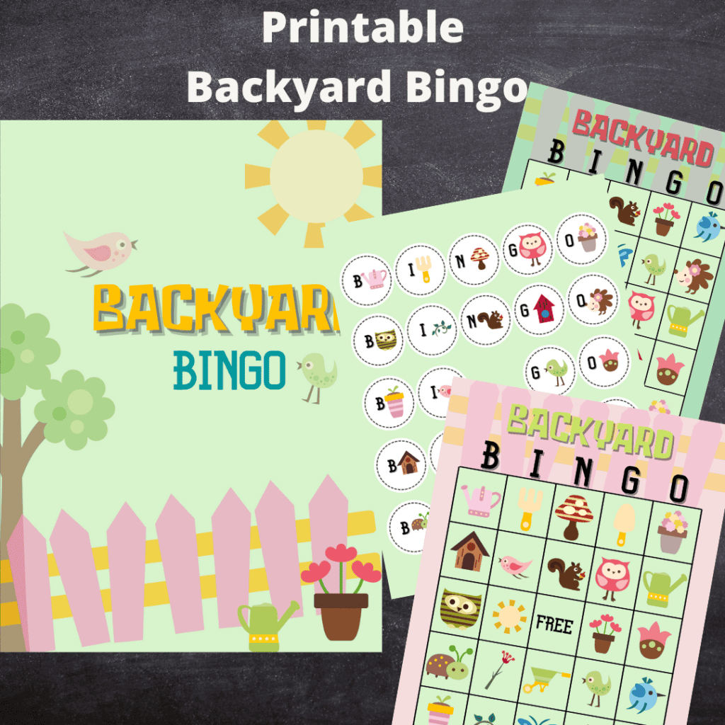 Printable Backyard Bingo Game - Experimental Homesteader Shop